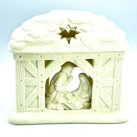 PartyLite | Holiday | Partylite Vintage Nativity O Holy Night Tea Light ...